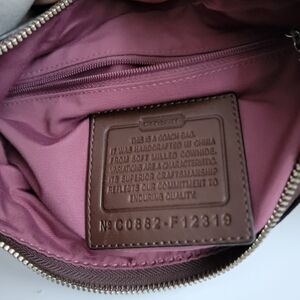 Coach | Bags | Coach Vintage Felicia Dark Brown Pebble Leather ...